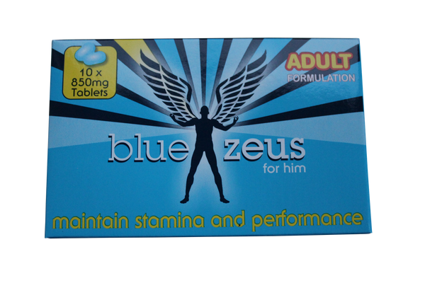 Blue Zeus Arousal Tablets x 10